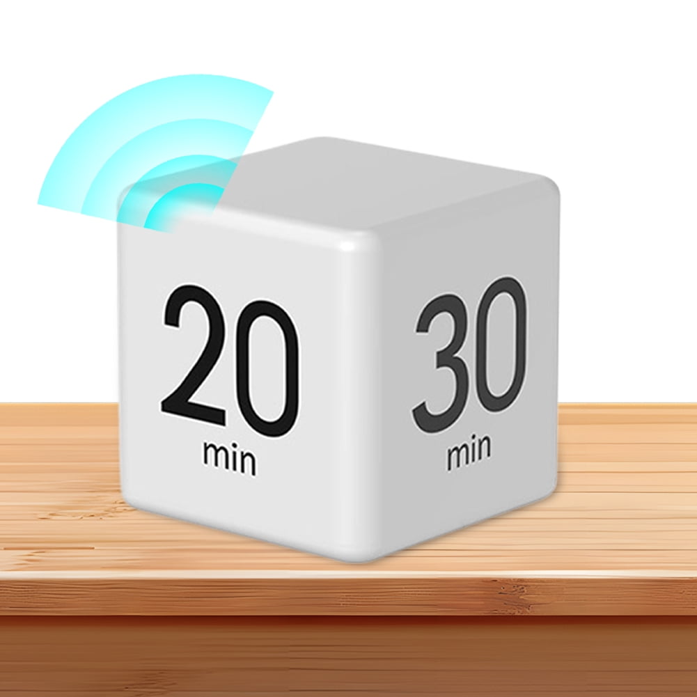 CARRFA Cube Timer Digital Timer Multi-Function Kitchen Timer 15/20/30 ...