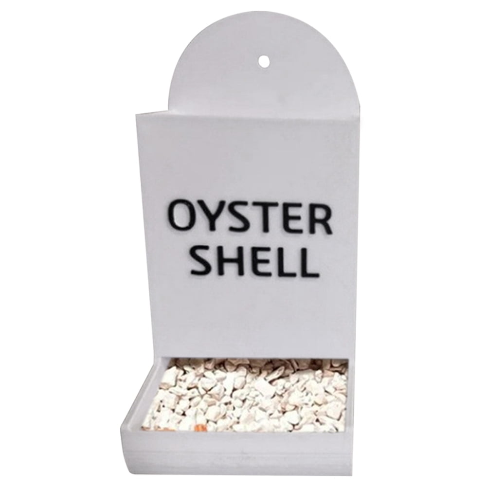 CARRFA Hanging Chicken Oyster Shell and Grit Feeder, Automatic Chicken ...