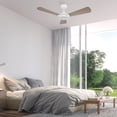 CARRO Beauden 52-inch Indoor/Outdoor Smart Ceiling Fan, Dimmable LED ...