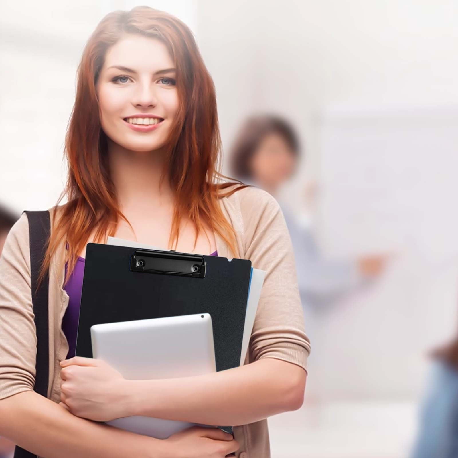 CARRYKING A5 Plastic Folder, Colored Clip Portfolio for School, Office ...