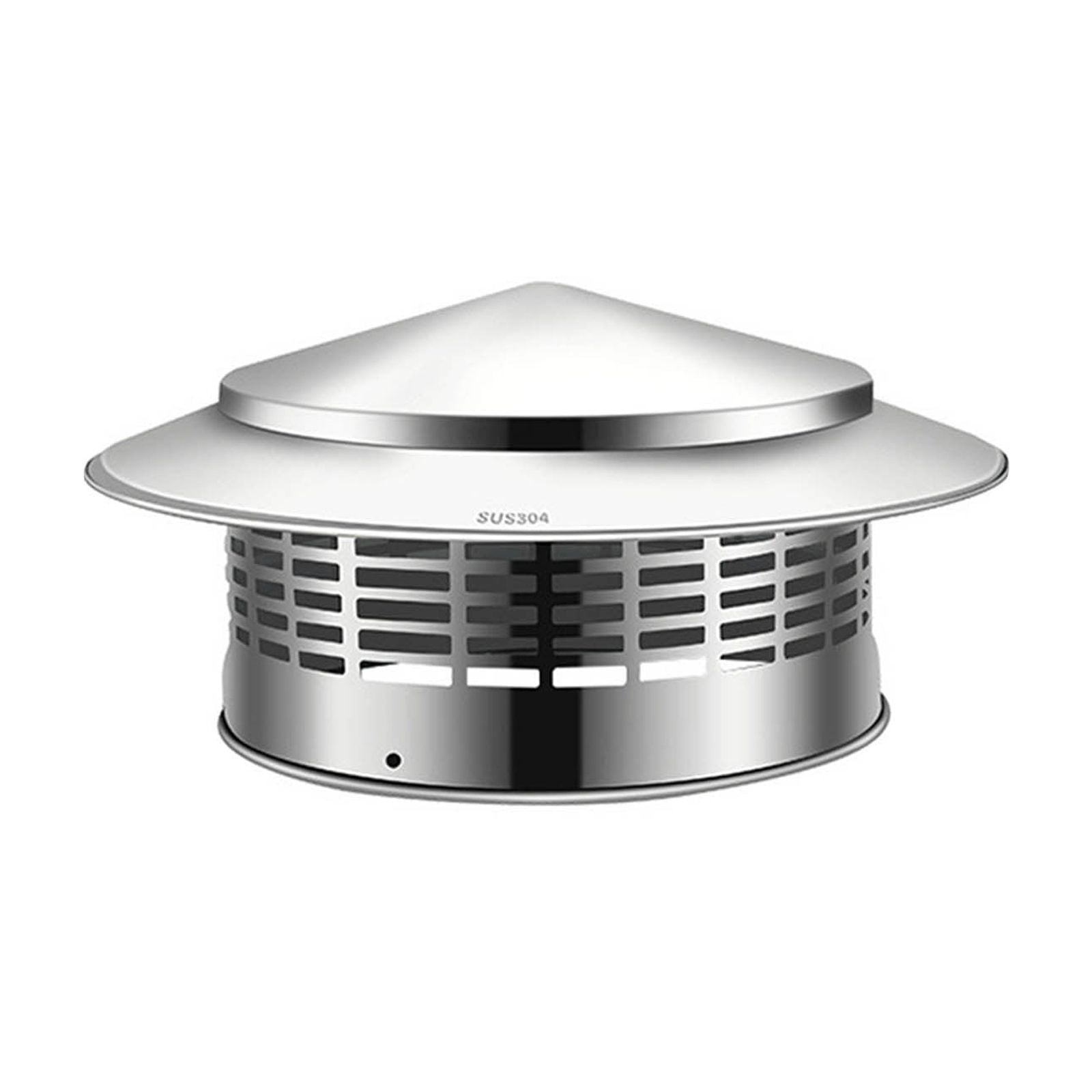 CARRYKING Stainless Steel Chimney Vent Cover Rain Cap 360° Grille Roof ...
