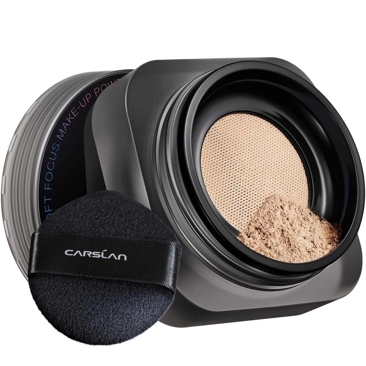CARSLAN Soft Focus Loose Setting Powder, Lightweight Translucent Powder ...