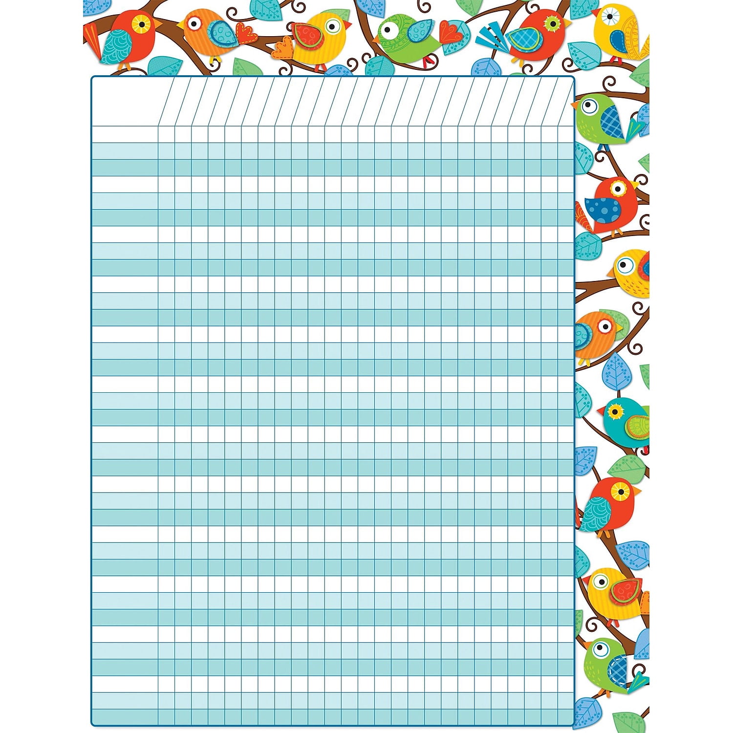 CARSON-DELLOSA Boho Birds Incentive Chart 114181 - Walmart.com