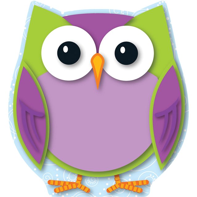 Carson Dellosa Colorful Owl Cut Outs 120133