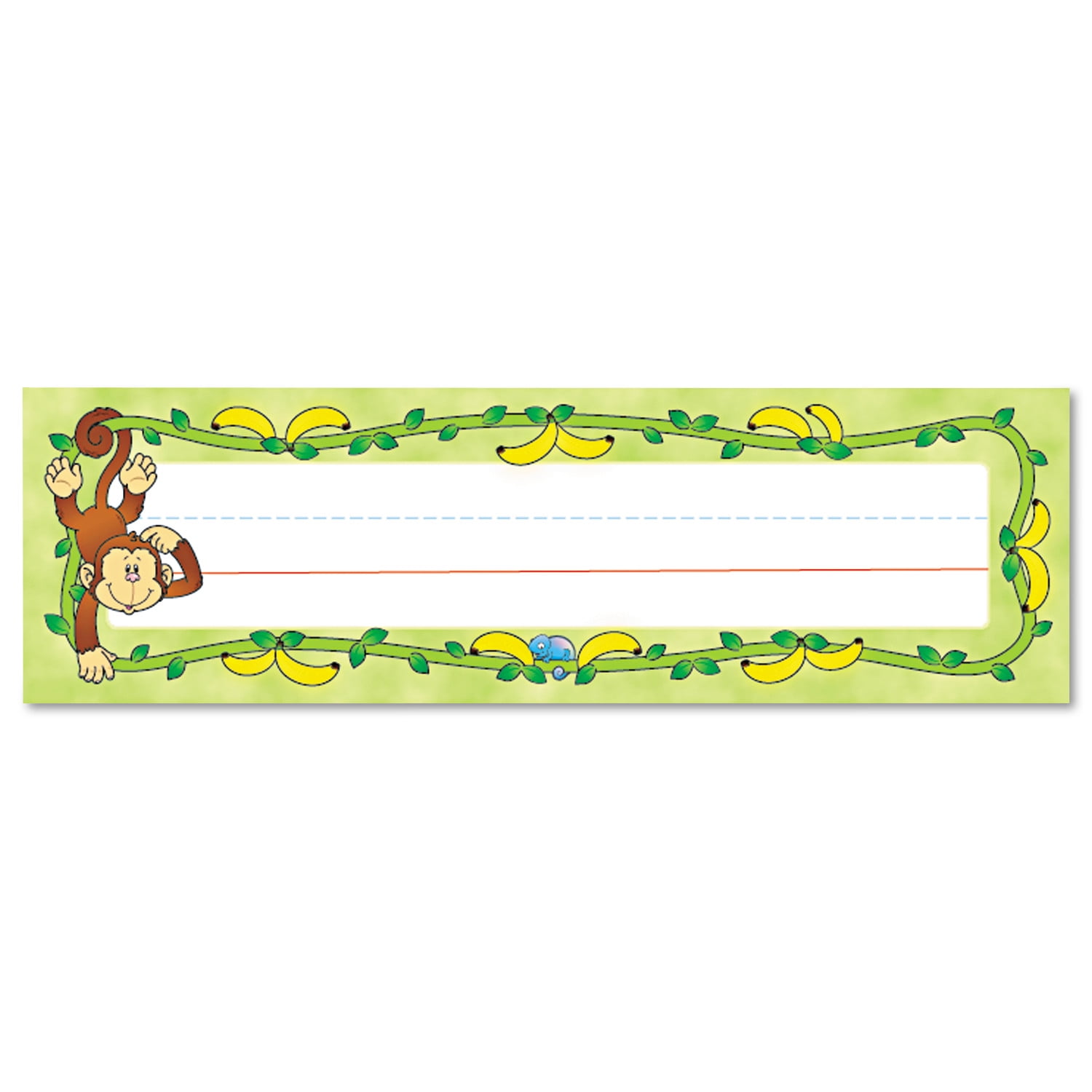 CARSON-DELLOSA PUBLISHING Monkeys Desk Nameplates Name Tag (Set of 36 ...