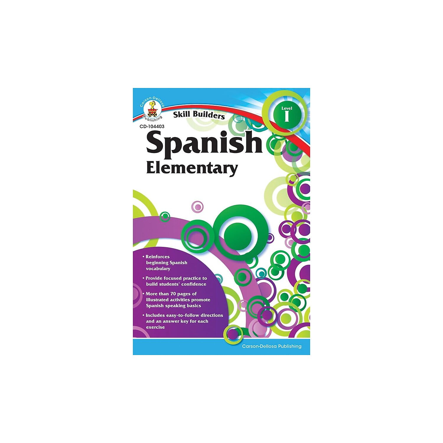 CARSON-DELLOSA Spanish I Resource Book Grades K - 5 104403 - Walmart.com