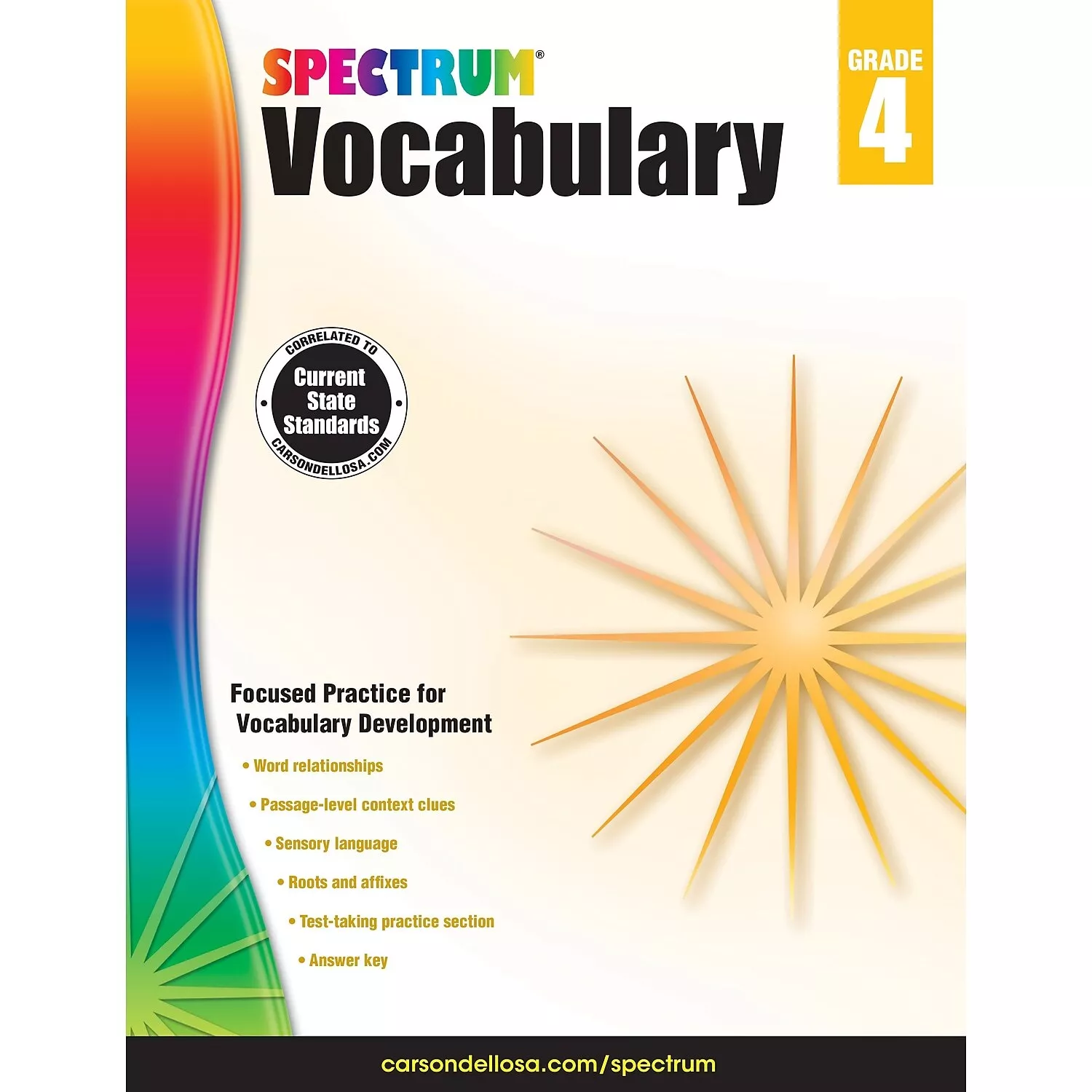 CARSON-DELLOSA Spectrum Vocabulary Gr 4 704611 - Walmart.com