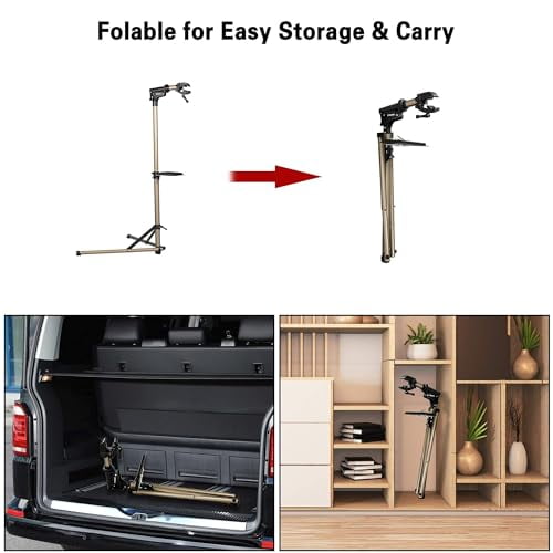 CARSTY Bike Repair Stand, Adjustable Height Bike Workstand for MTB ...