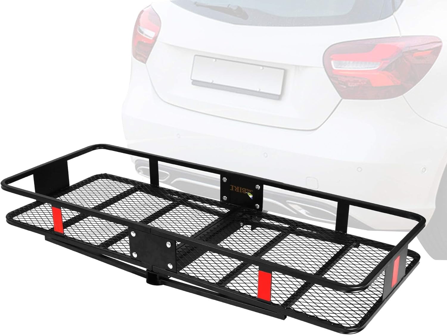 CARSTY Hitch Cargo Carrier 60” x 24” x 6.5” Cargo Carrier Hitch Mount ...
