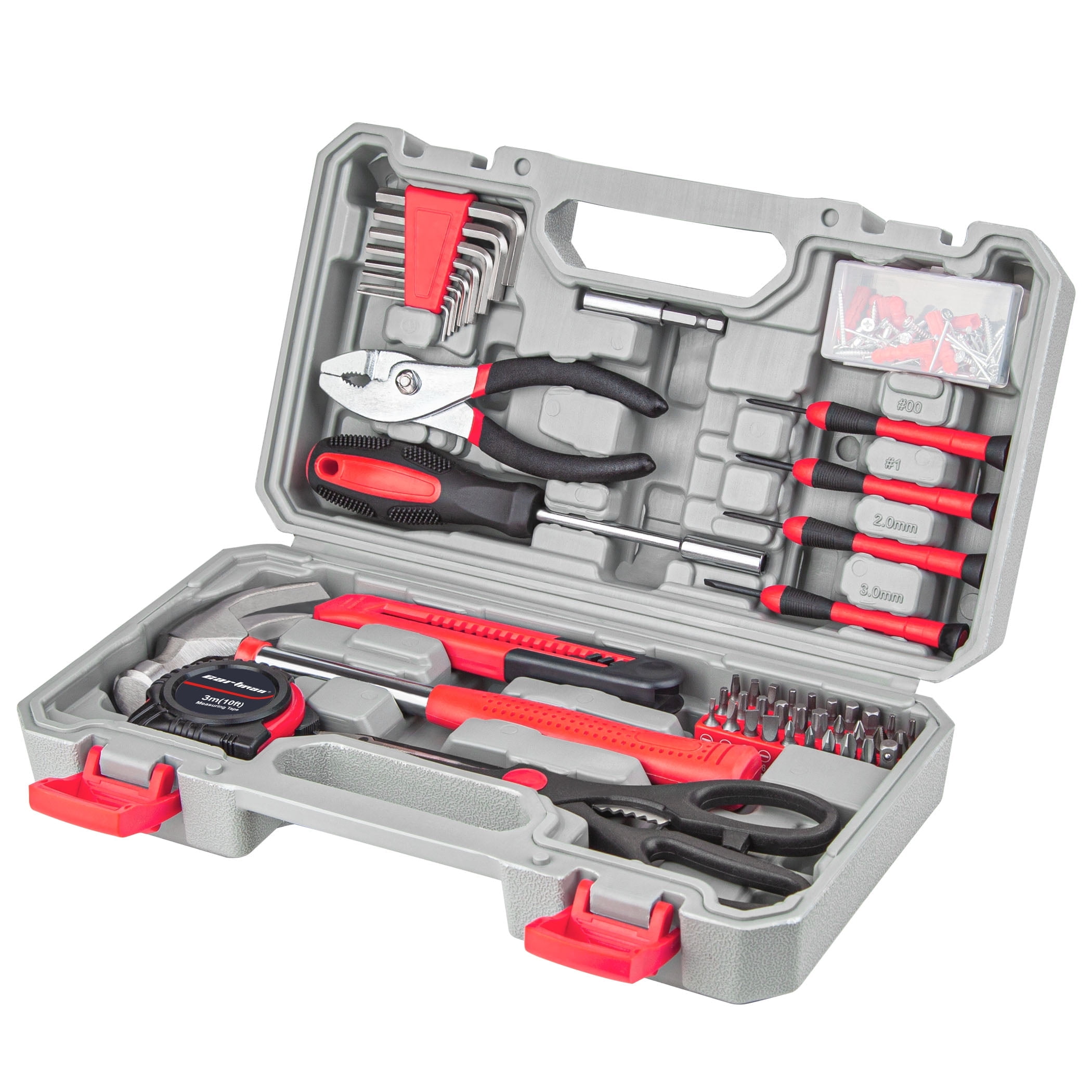 CARTMAN, 126 Piece Tool Set Heat Treated Chrome Finish Furniture ...