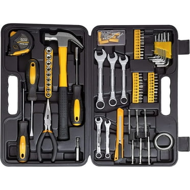 CARTMAN 168 Piece Tool Set Kit General Household Hand with Plastic in ...