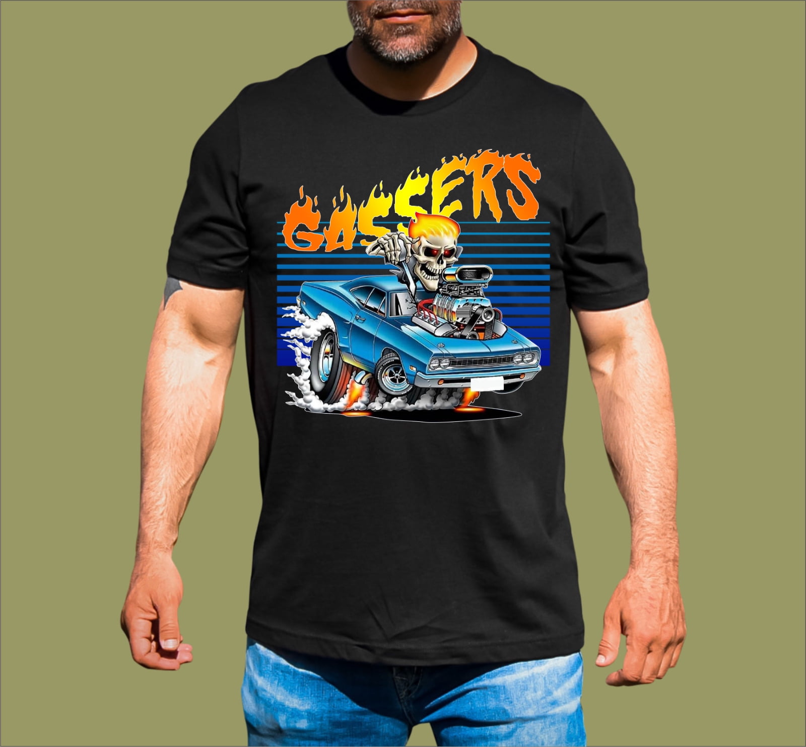 CARTOON GASSERS T-SHIRT - Walmart.com