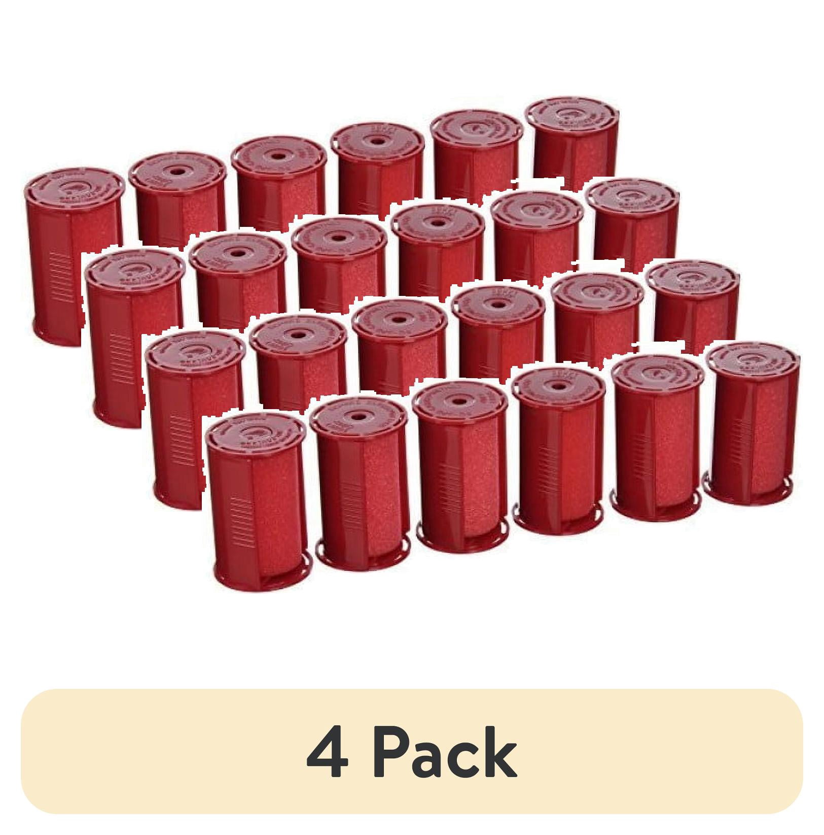 (4 pack) CARUSO 6 PIECE JUMBO ROLLERS - Walmart.com