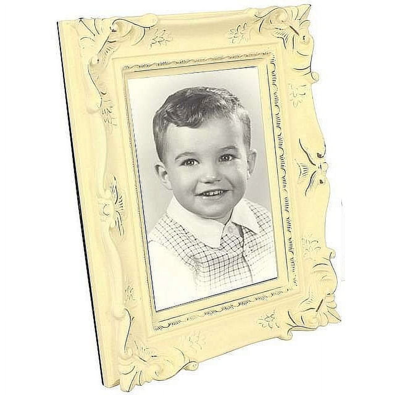CARVED IVORY-CREAM Ornate frame by Dennis Daniels - 4x6 - Walmart.com