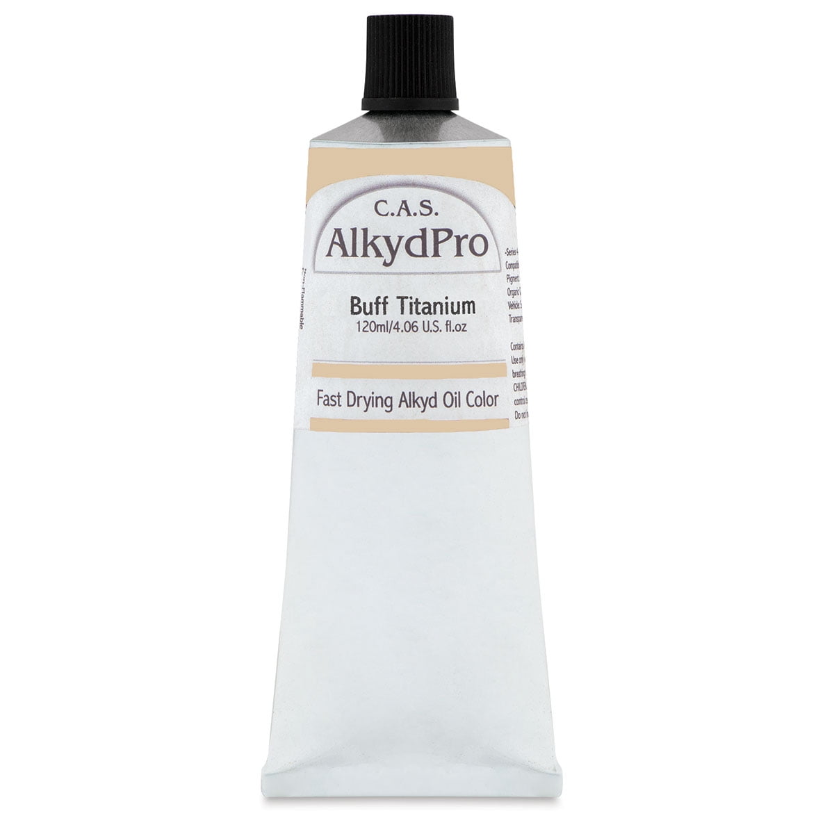 CAS AlkydPro Fast-Drying Alkyd Oil Color - Buff Titanium, 120 ml tube ...