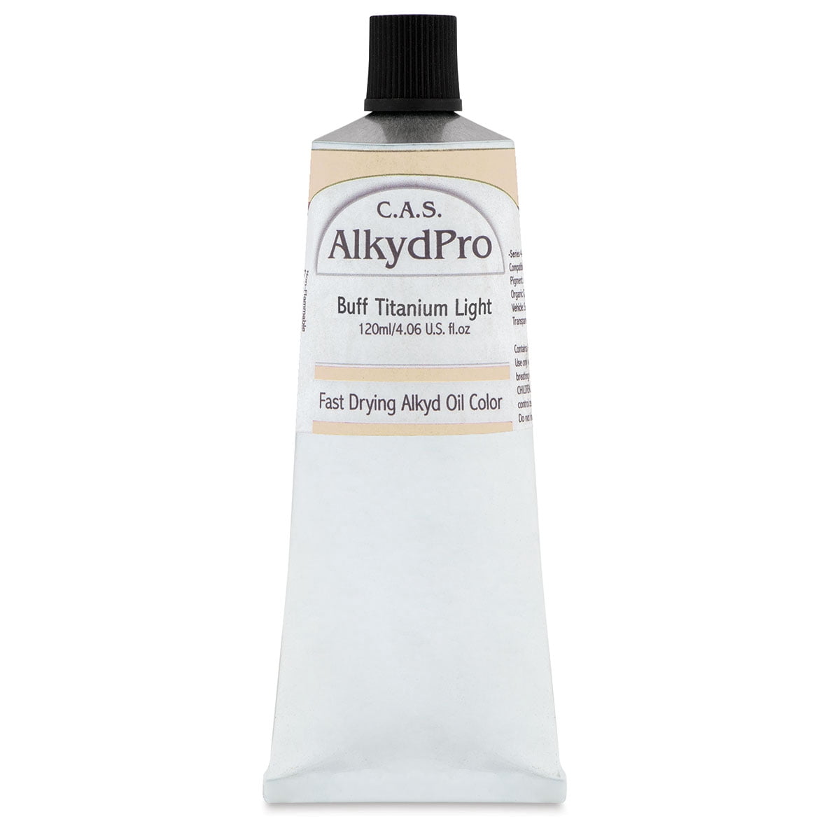 CAS AlkydPro Fast-Drying Alkyd Oil Color - Buff Titanium Light, 120 ml ...
