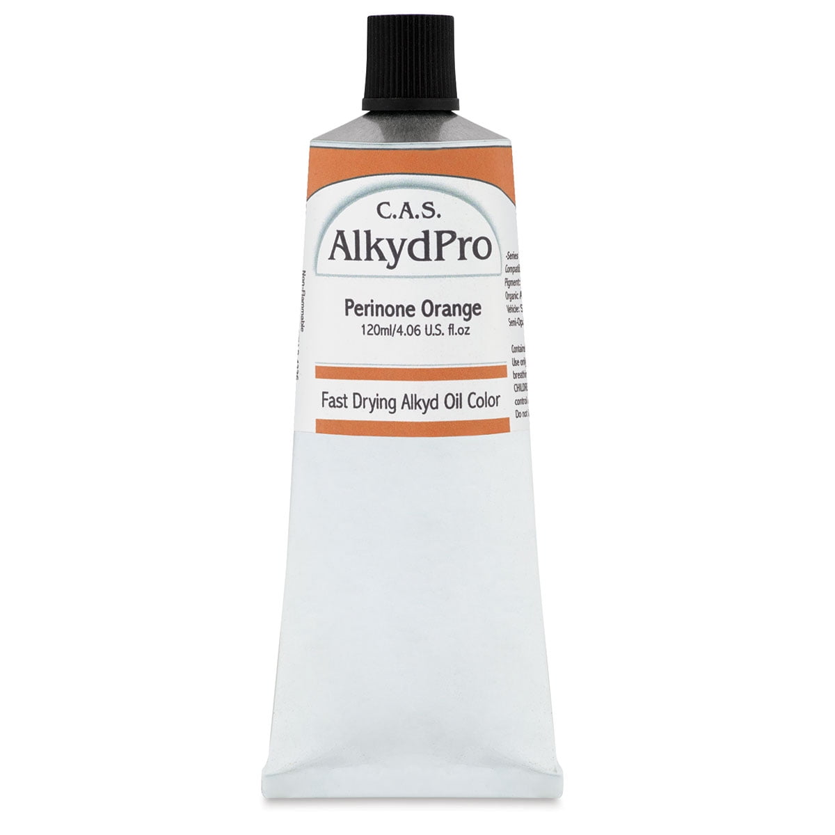 CAS AlkydPro Fast-Drying Alkyd Oil Color - Perinone Orange, 120 ml tube ...
