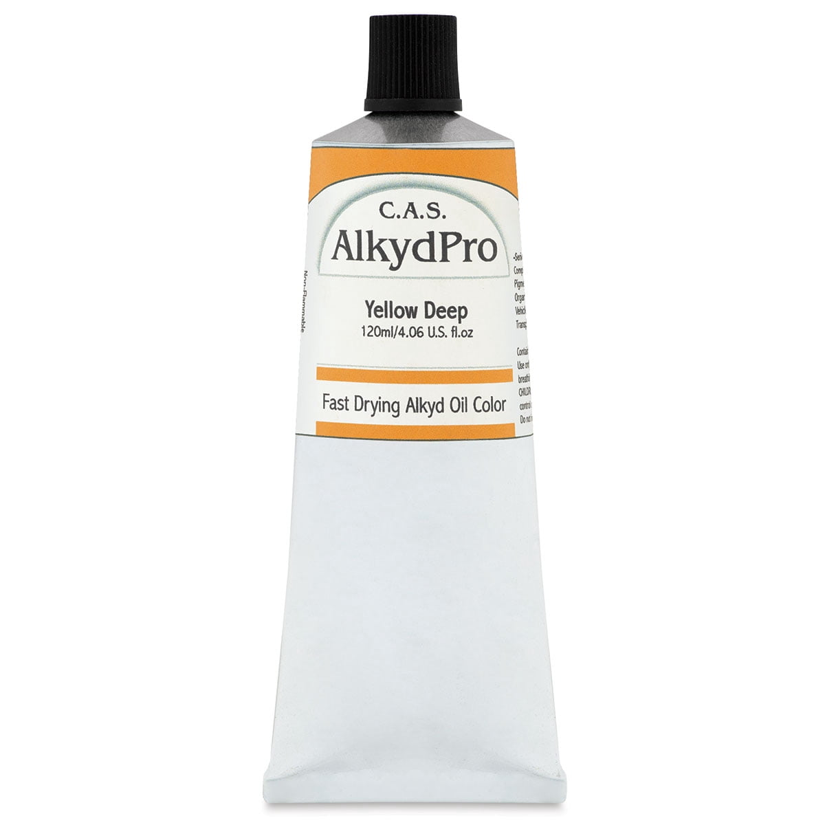 CAS AlkydPro Fast-Drying Alkyd Oil Color - Yellow Deep, 120 ml tube ...