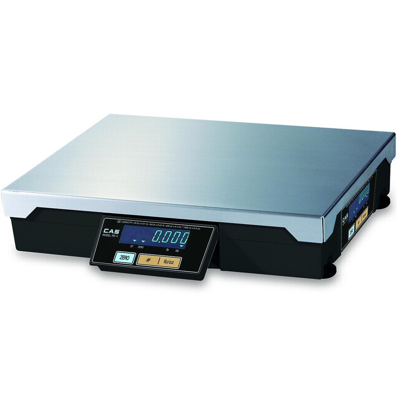 CAS, PD-2Z(30lb), Dual Range POS Interface Scale, 30 lb x 0.01 lb, NTEP ...