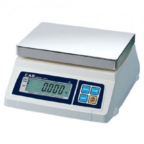 CAS, SW-1D(50), Dual Display Food Service Scale, 50 lb x 0.02 lb, NTEP ...
