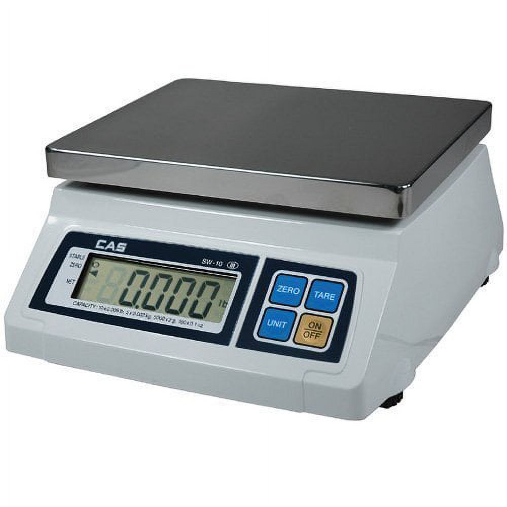 CAS SW-20Z Food Service Scale, Lb/Oz Switchable, 20 x 0.01 lbs ...