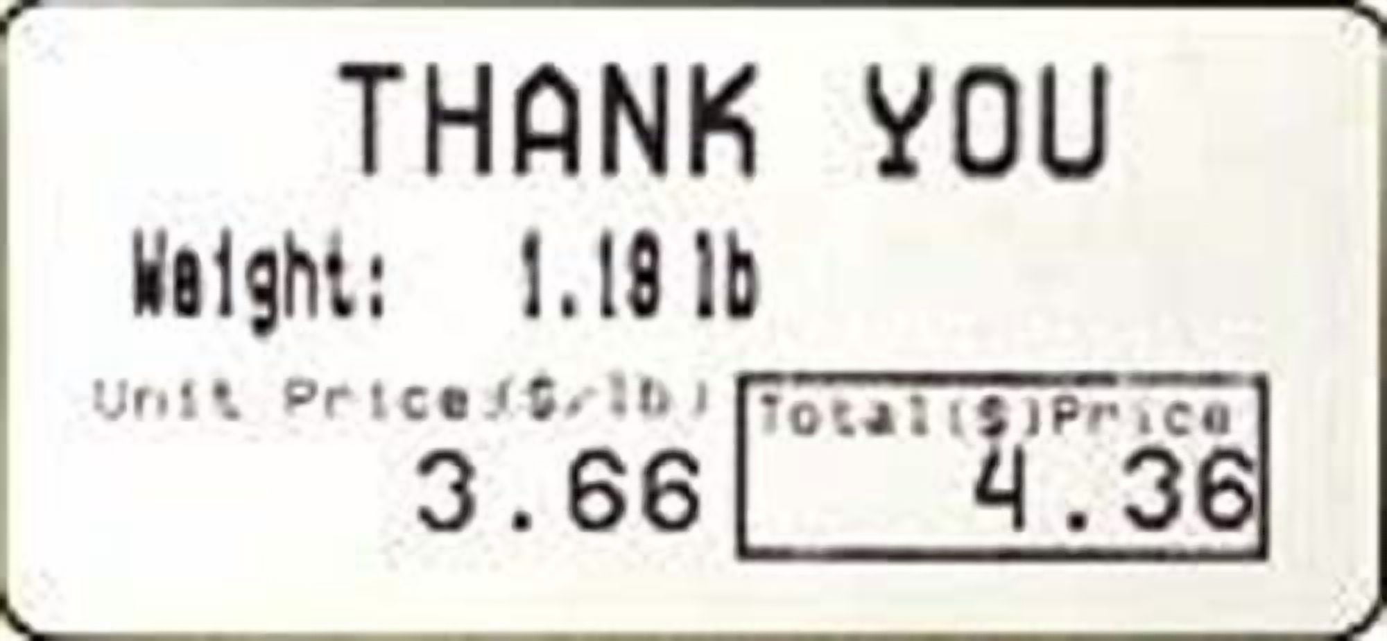 CAS Scale Label. All Made in USA. All Different Sizes (12 Rolls, #8060 ...