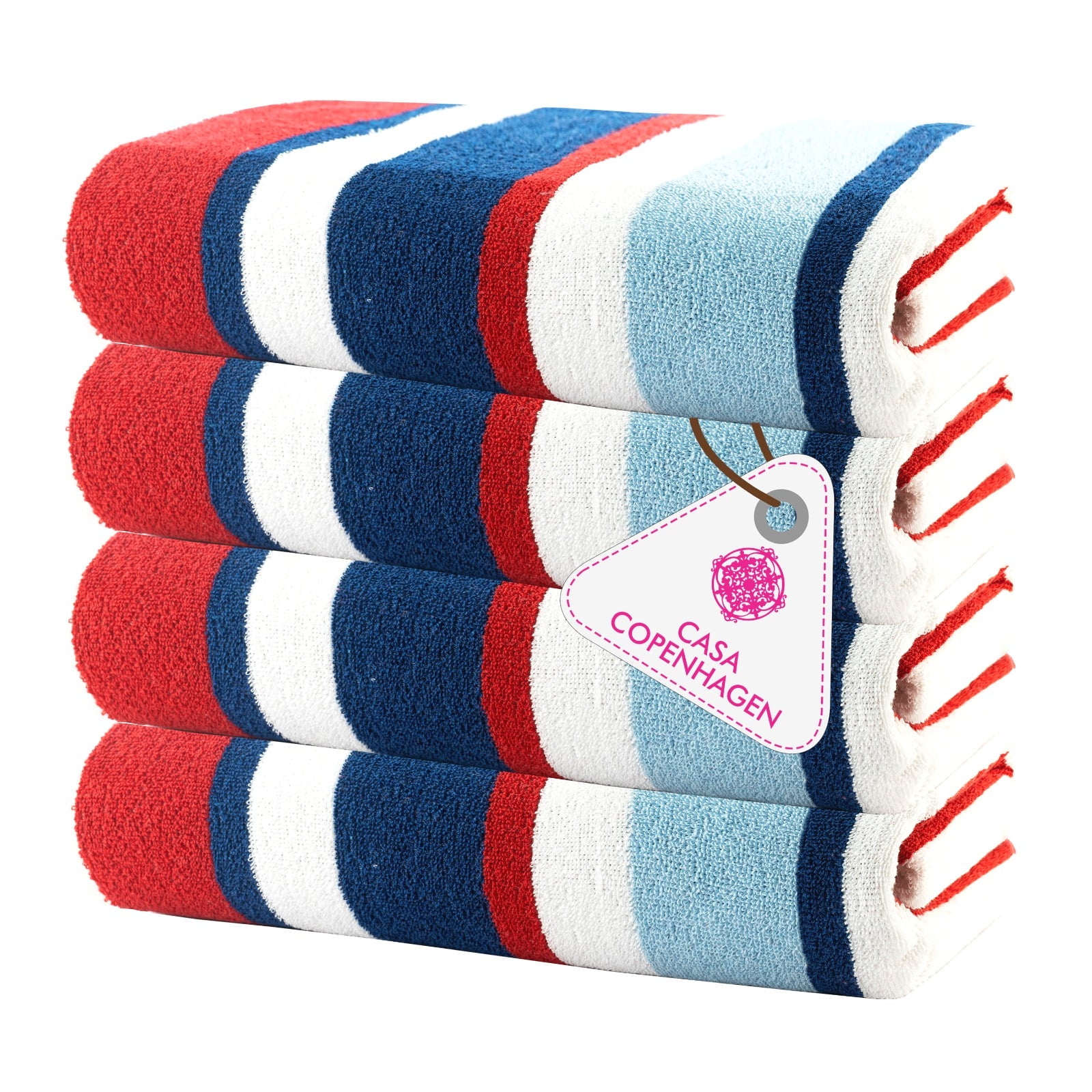 CASA COPENHAGEN Bora Bora Beach Towels Designed in Denmark Rough and ...