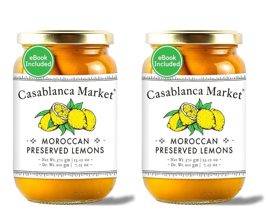 CASABLANCA MARKET Moroccan Preserved Lemons, Whole Non-GMO, Gluten-Free ...