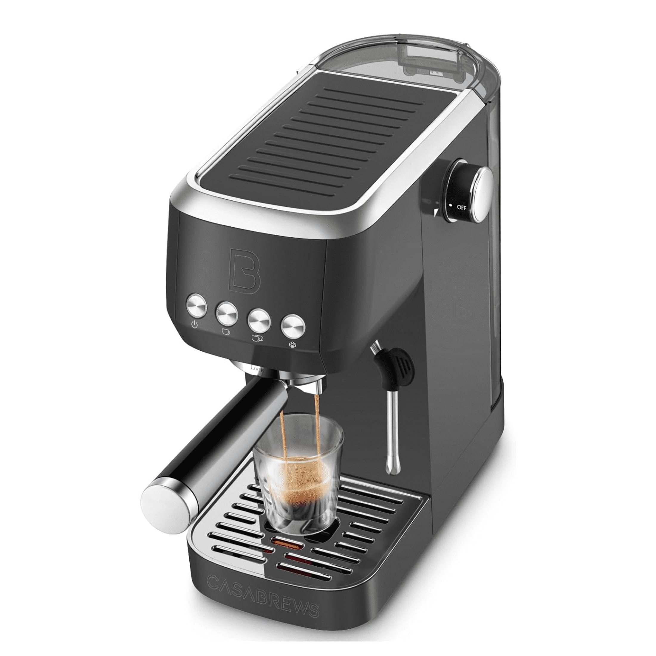 CASABREWS 3700 Essential 20-Bar Compact Espresso Machine, Professional ...