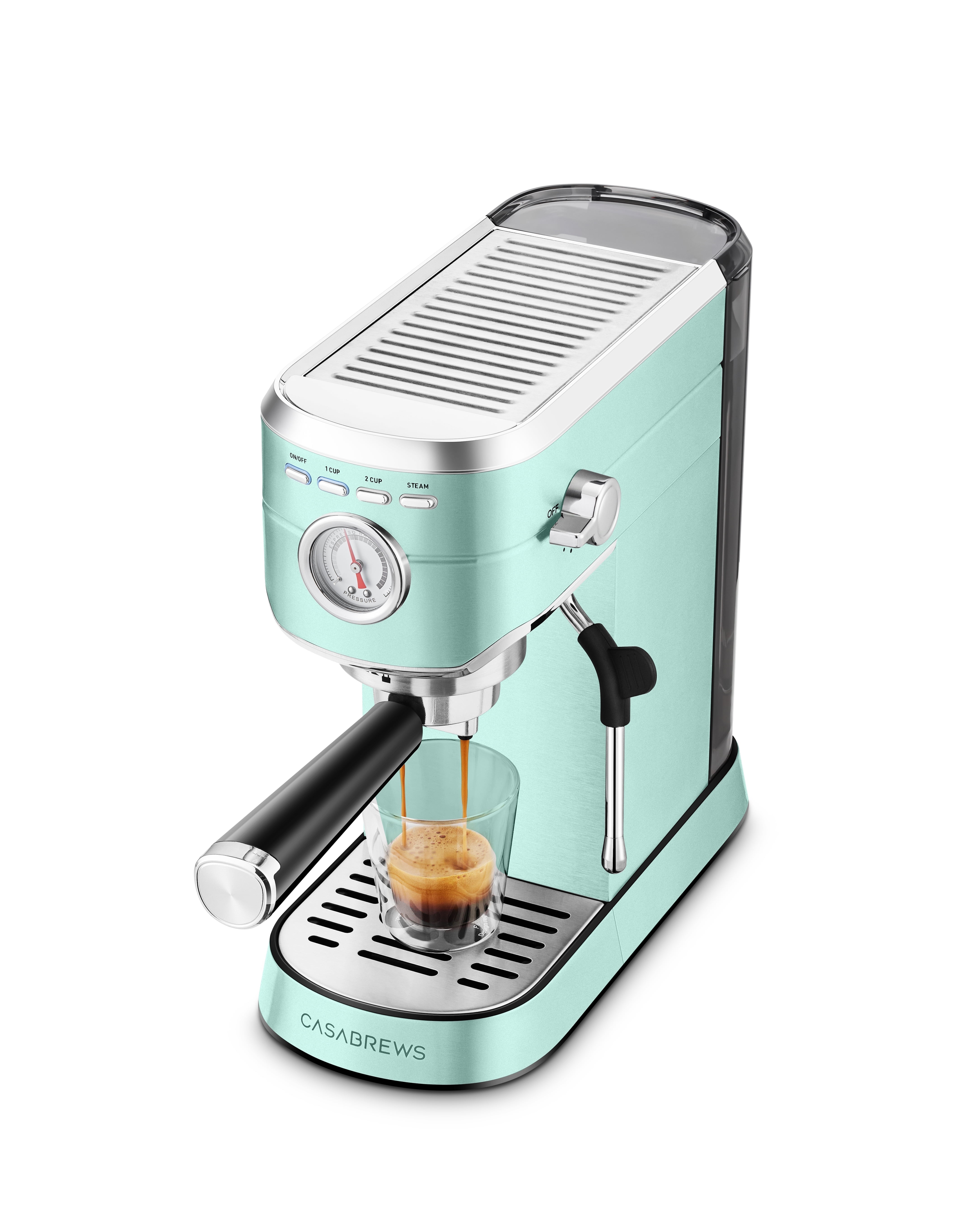 CASABREWS CM5418 20-Bar Espresso Machine and Coffee Maker, Pastel Green ...