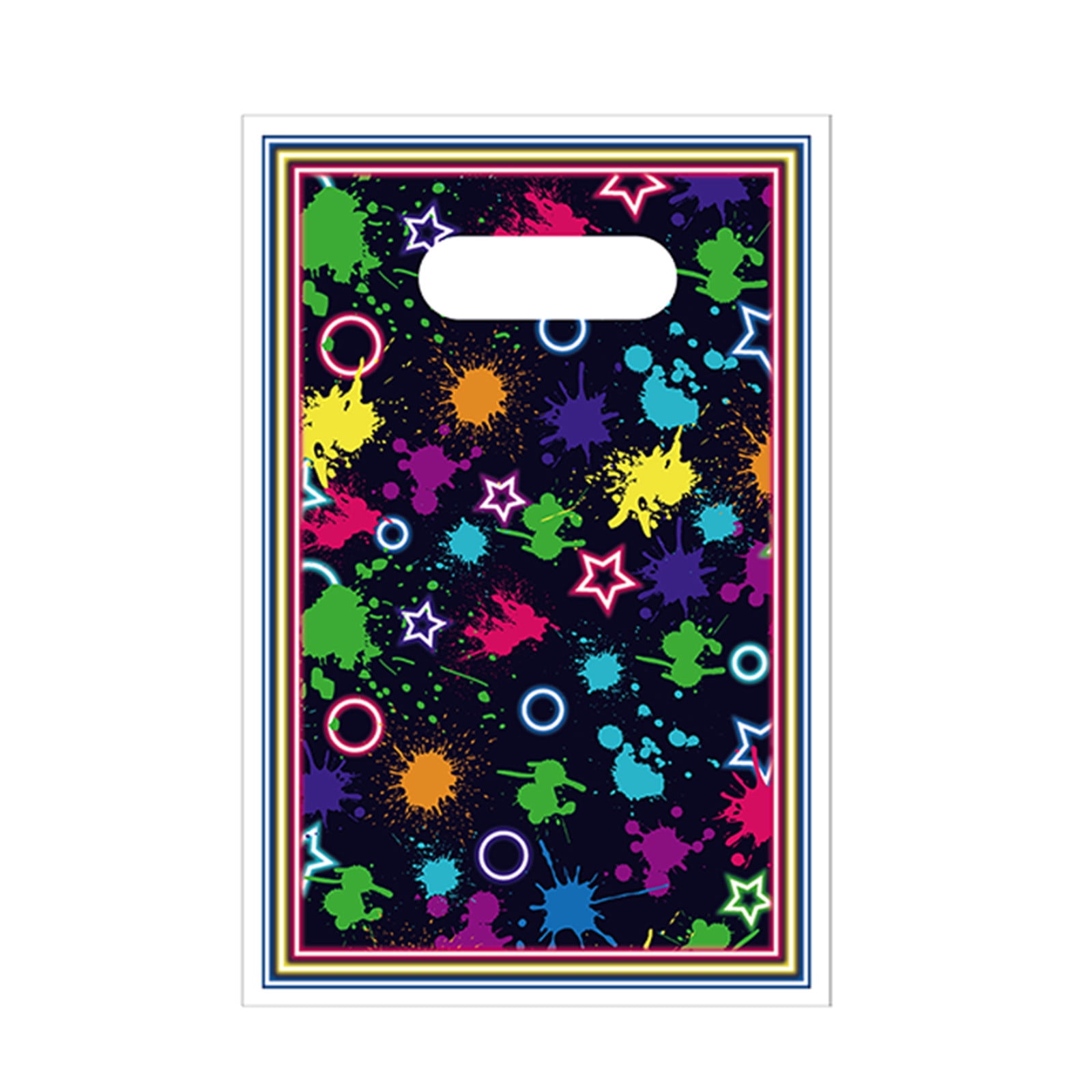 CASAFUN 16 Pcs Neon Candy Bags Let's Glow in The Dark Colorful Candy ...
