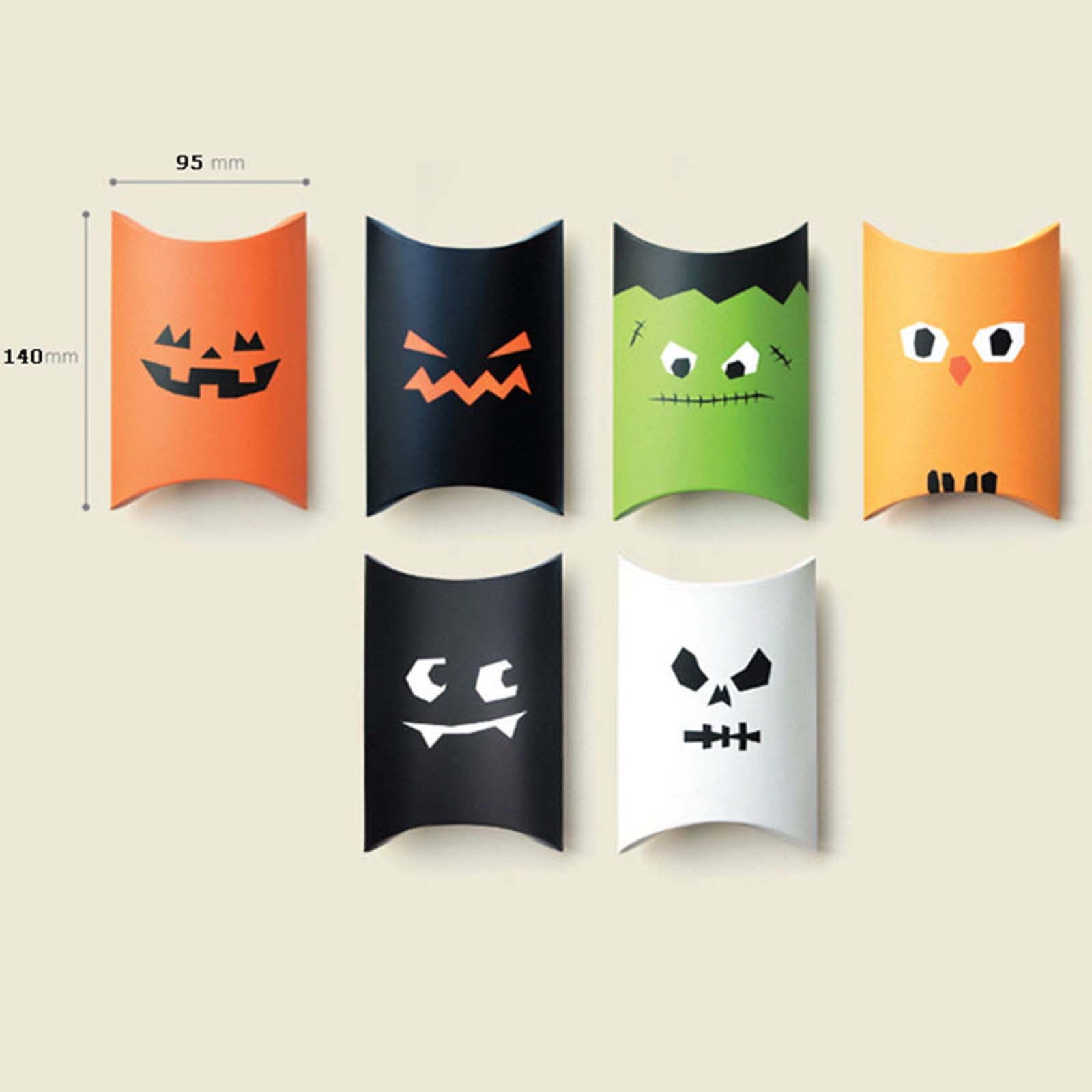 CASAFUN 3D Halloween House Cardboard Treat Boxes Goodie Cookies Boxes ...