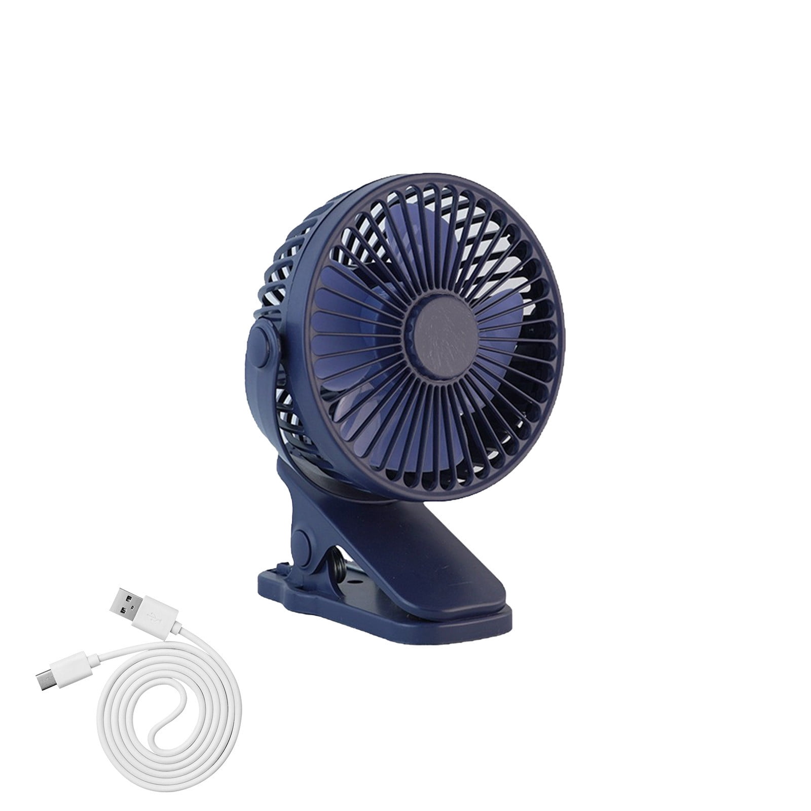 CASAFUN 4-inch Plug-in Model Desktop Clip Fan with 3 Wind Speeds and ...