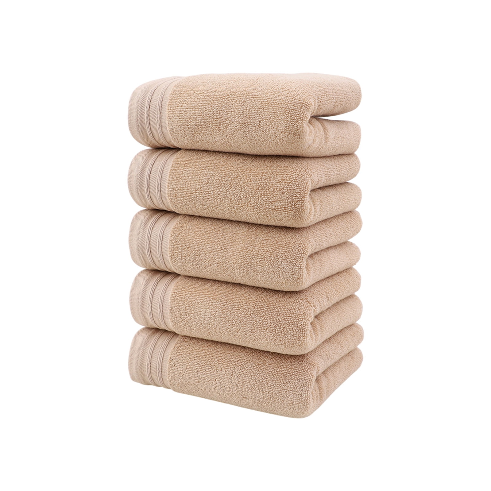 CASAFUN 5pcs Super Thick Luxury Beige Hand Towel Soft 100% Cotton ...