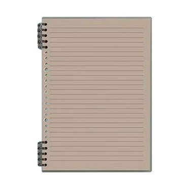 Ikohbadg A5 Perforated Notebook with Pen Holder, Solid Color Hardcover ...
