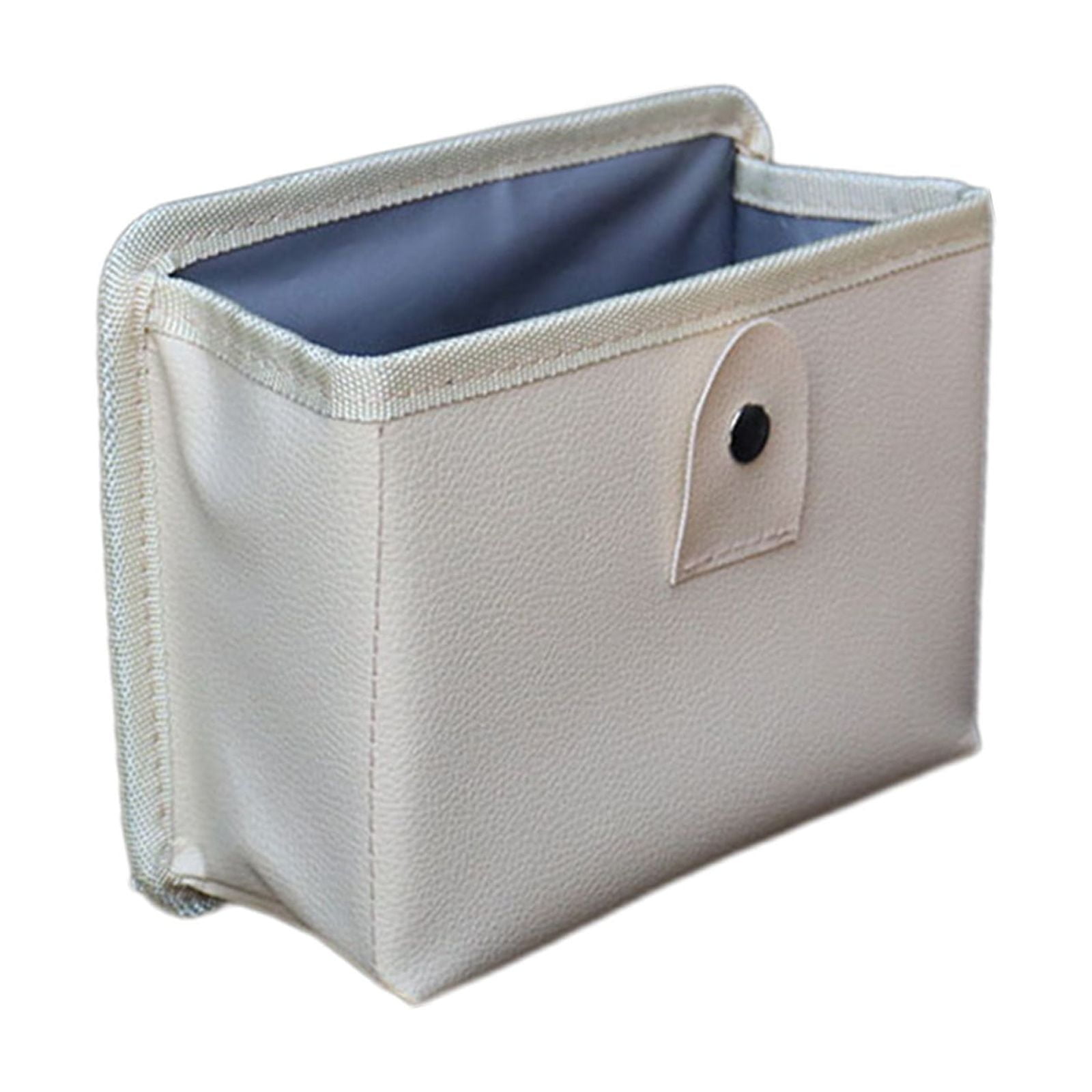 CASAFUN Car Trash Can, Leather Vehicle Garbage Organizer Bin ...