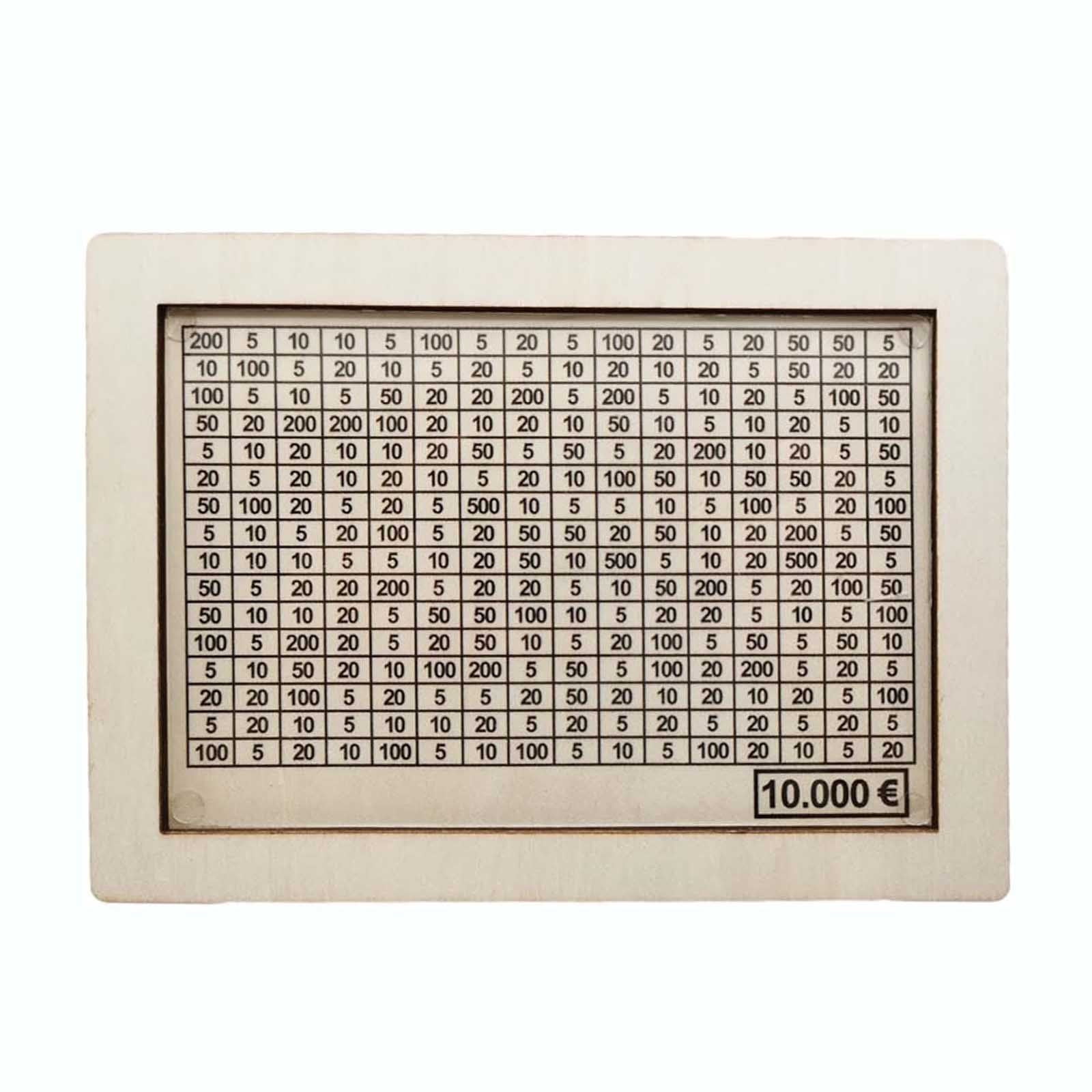CASAFUN Cash Vault Wooden Savings Box, 2024 New Wooden Cash Saver Money ...