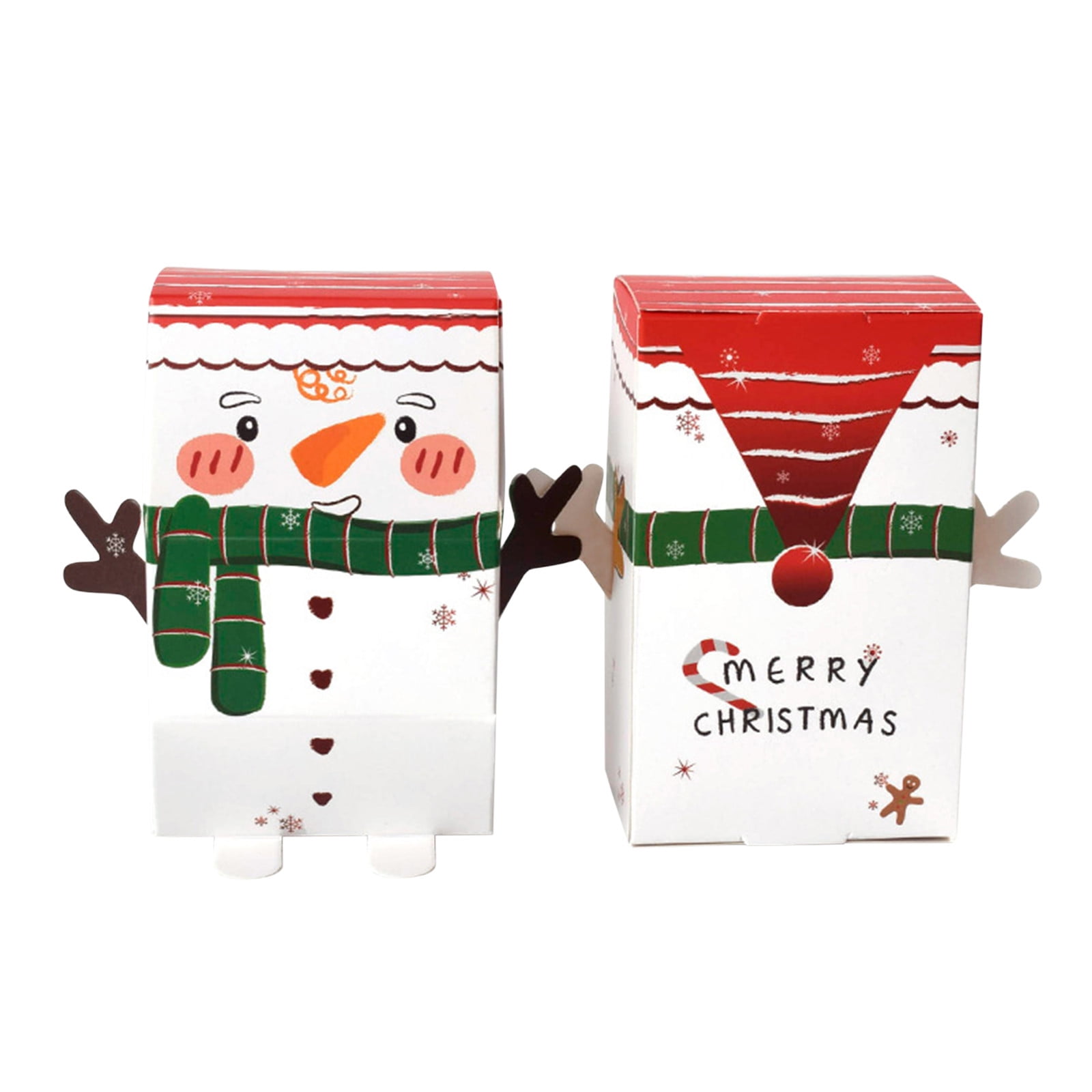 CASAFUN Christmas Gift Boxes with Lids for Presents, Large Santa Claus ...