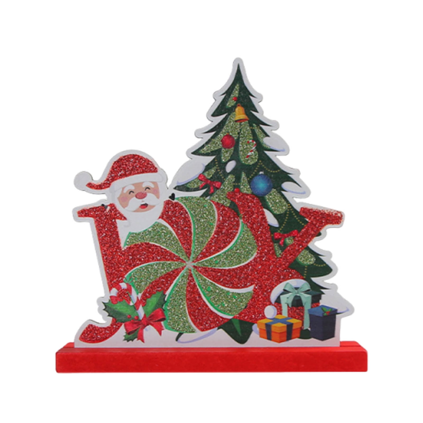 CASAFUN Christmas Table Centerpiece Decoration Merry Christmas Tabletop ...