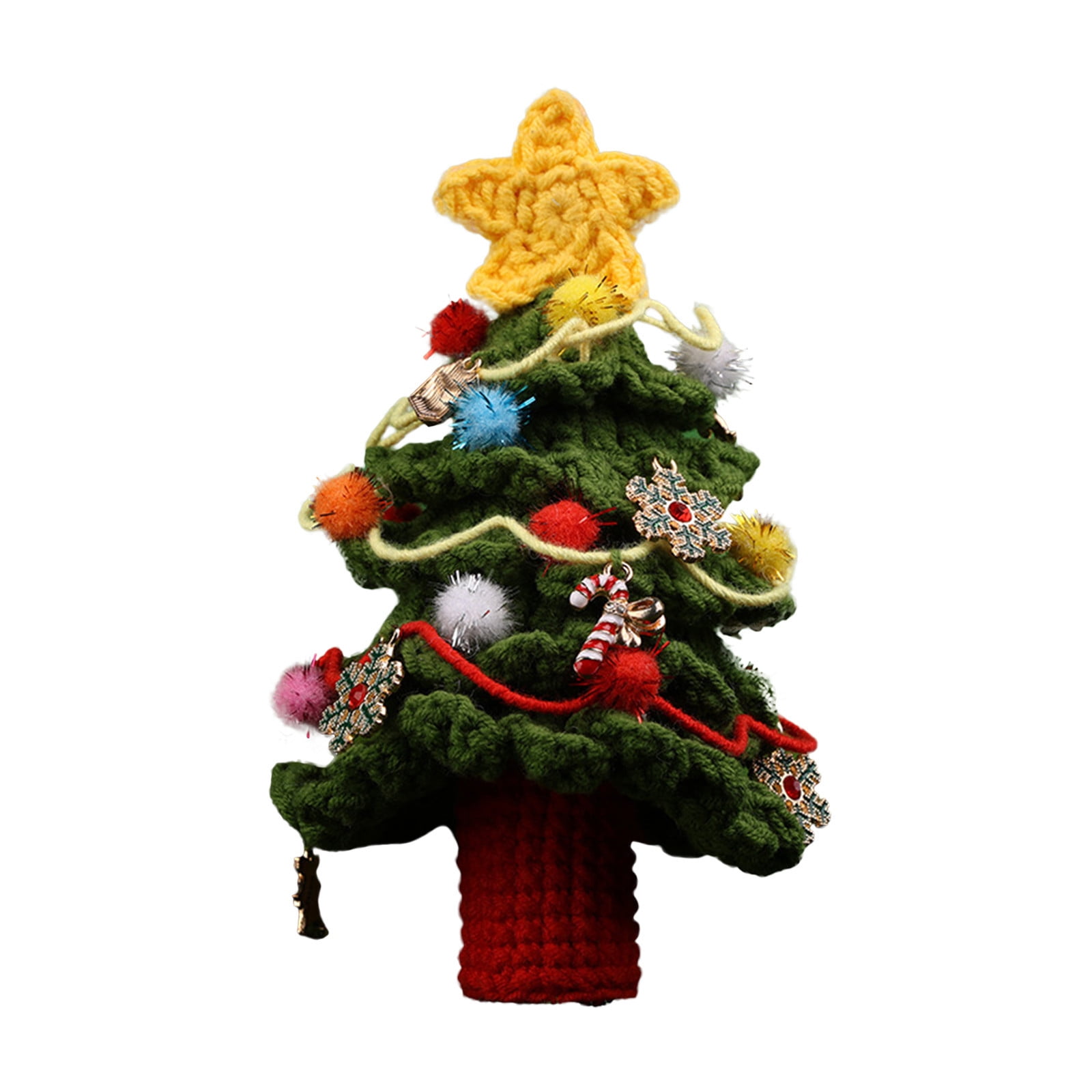 CASAFUN Christmas Xmas Tree Crochet Kit for Beginners,Crochet Starters ...
