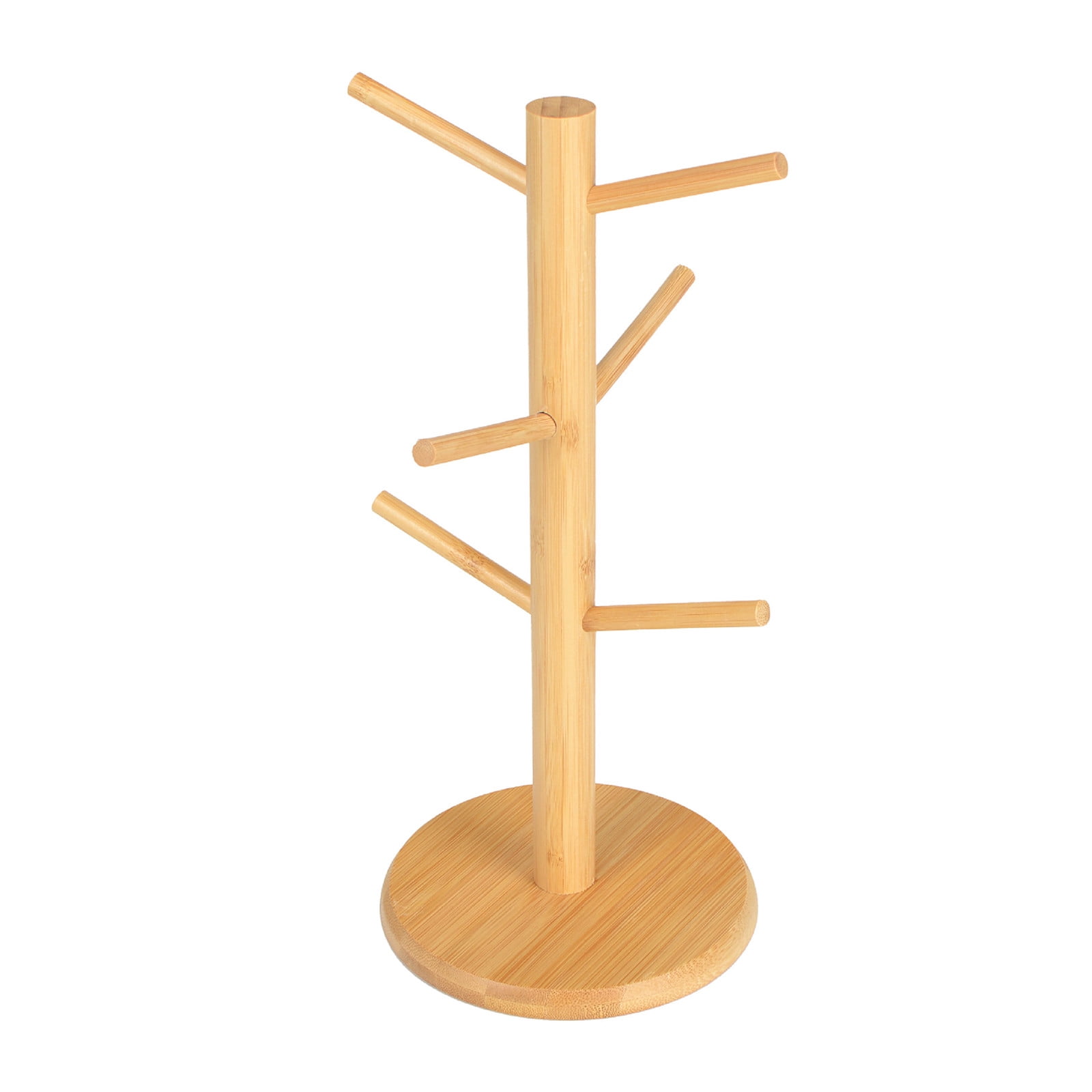 CASAFUN Coffee Mug Tree - 6 Hooks Mug Holder Tree,Wooden Coffee Cup ...