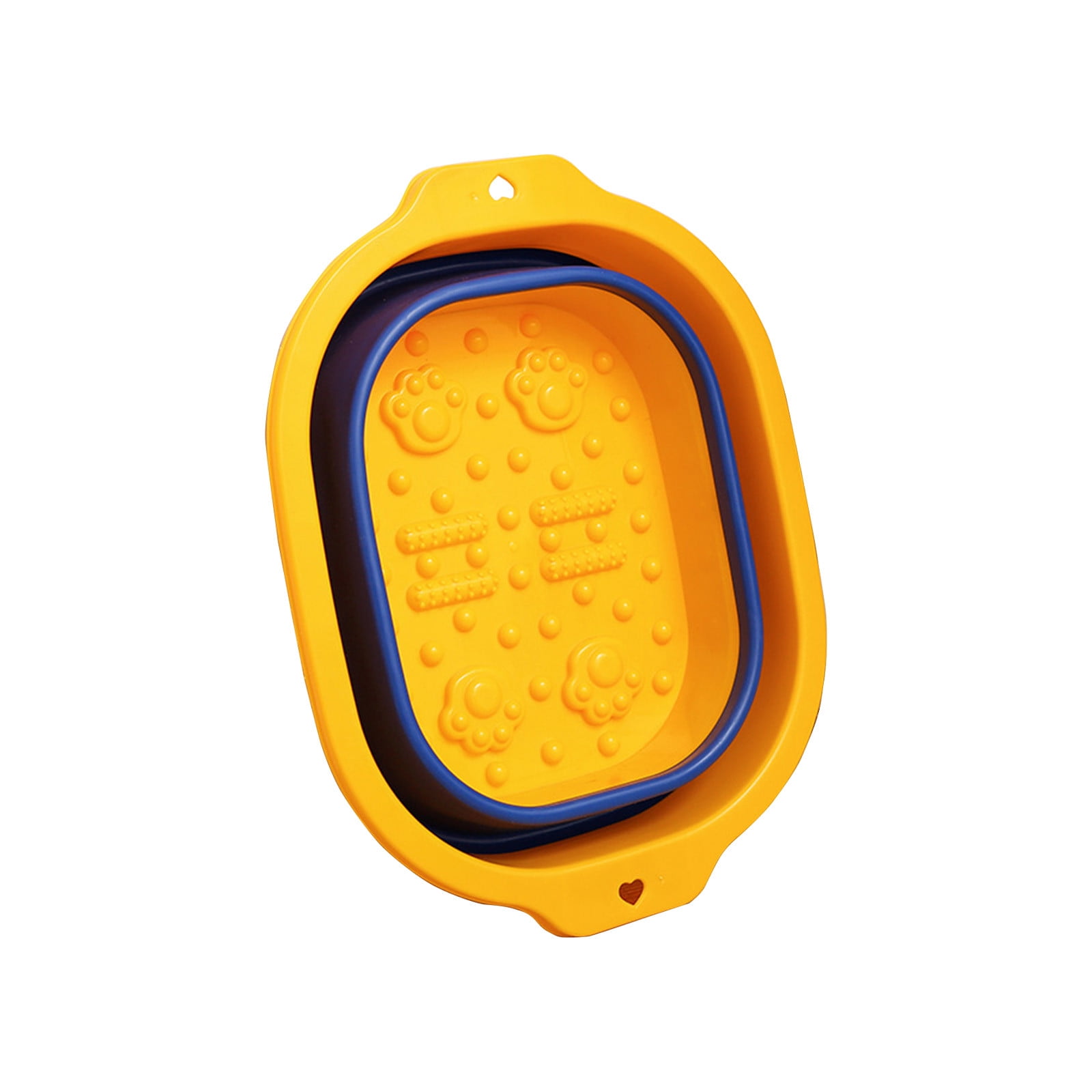 CASAFUN Collapsible Foot Bath Basin with Handle, Portable Retractable ...