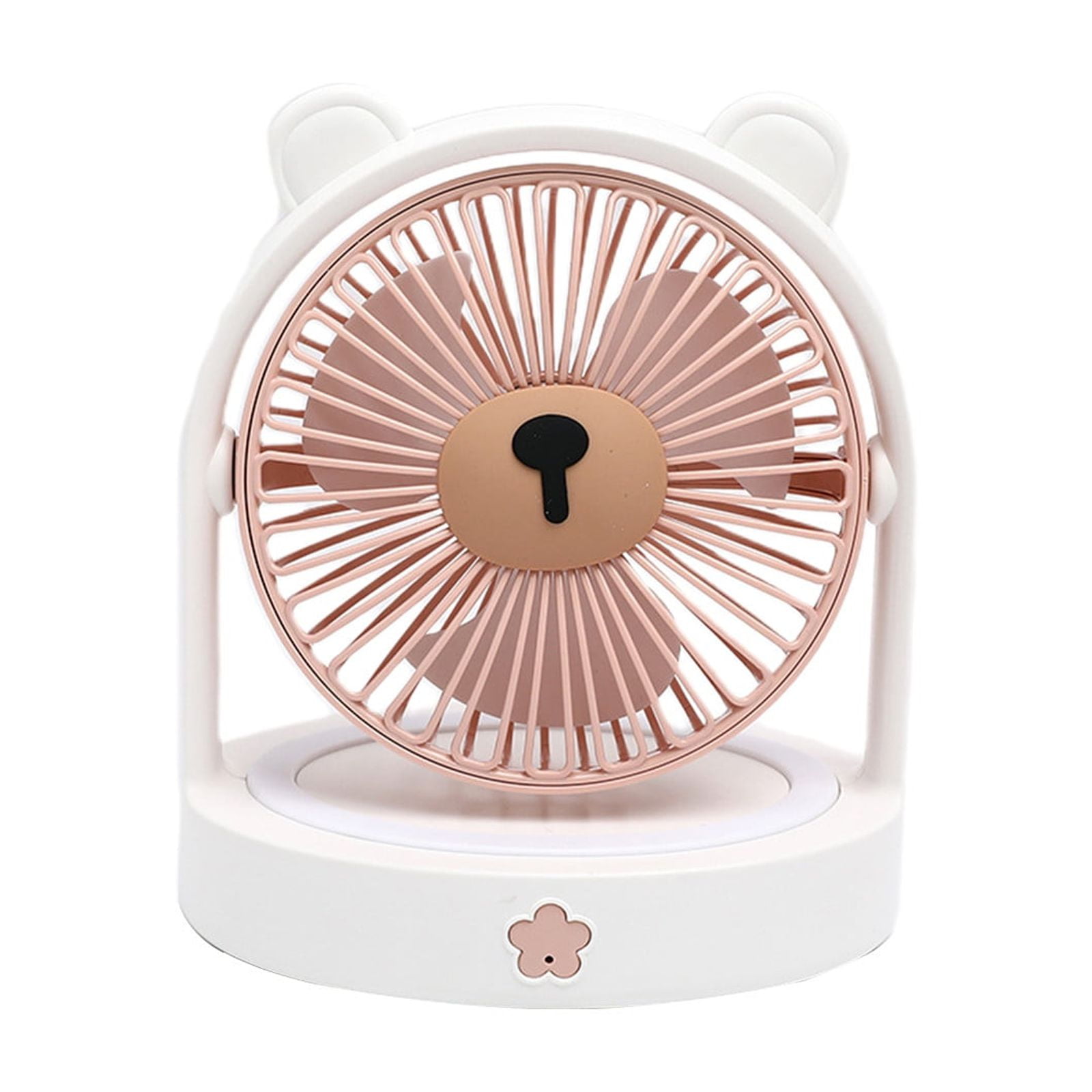 CASAFUN Cute Bear Fan USB Desk Fans Small Quiet - Mini Cute Desk Fan ...