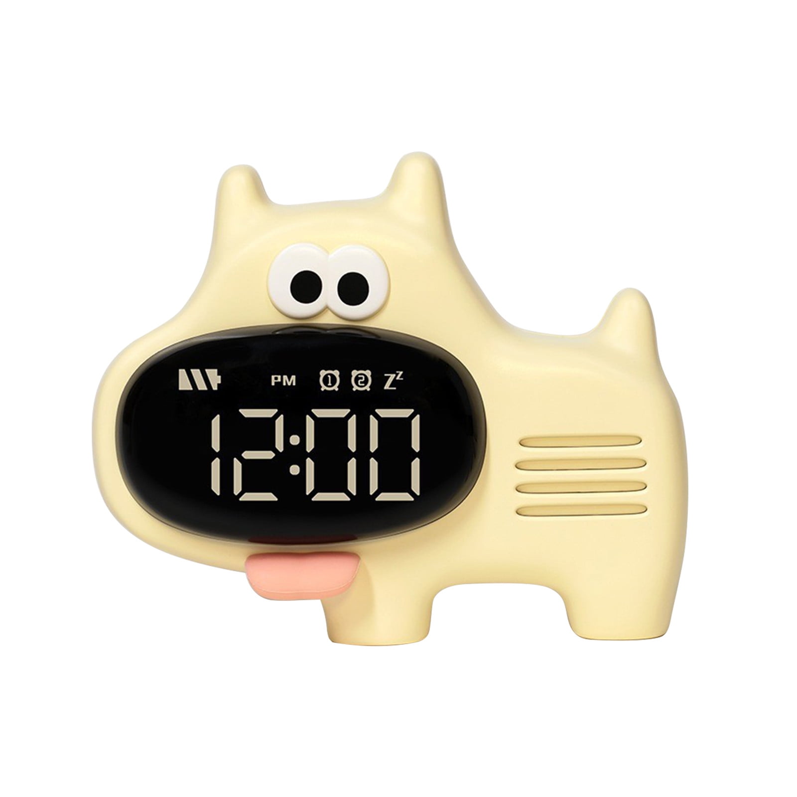 CASAFUN Cute Pattern Digital Electronic Clock LED Display Electronic ...