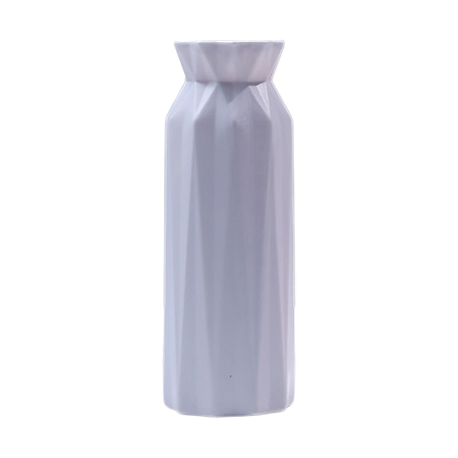 CASAFUN Flower Vase Nordic Style Geometric Lines Flower Vase Round/Oval ...