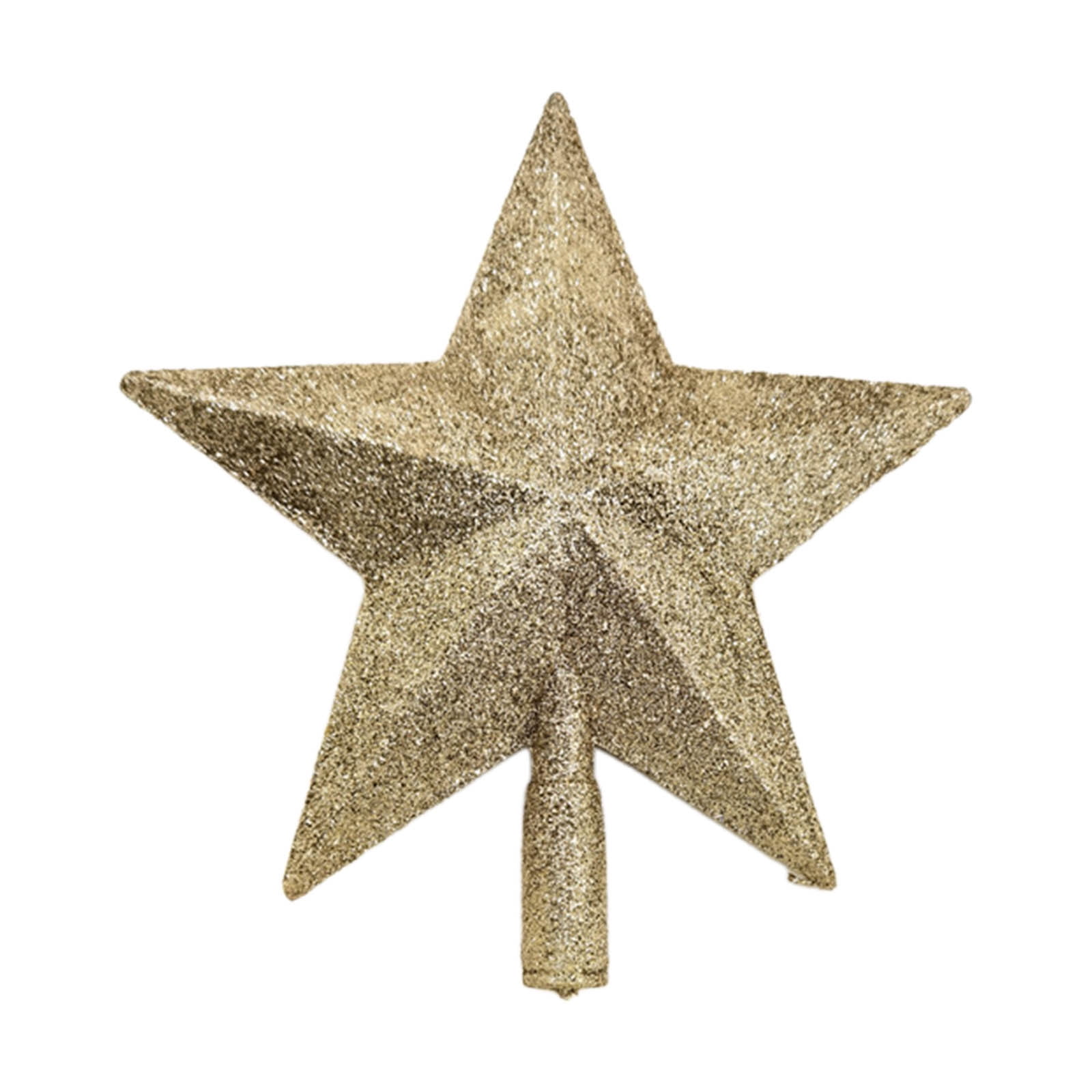 CASAFUN Glitter Star Tree Topper,Christmas Small Tabletop Mini Desk Top ...