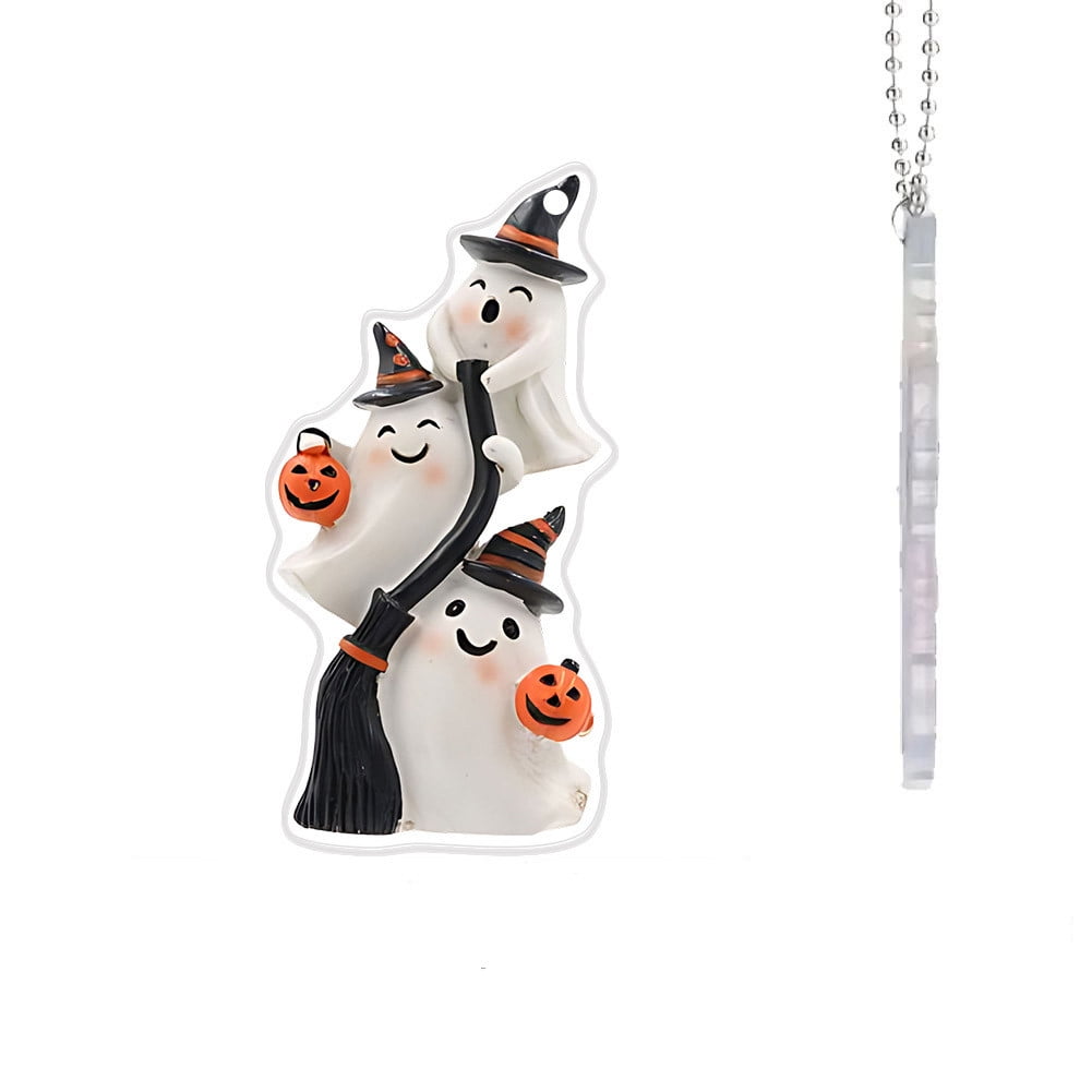 CASAFUN Halloween Cute Swing Ghost,2024 New Swing Ghost Statue Pendant ...