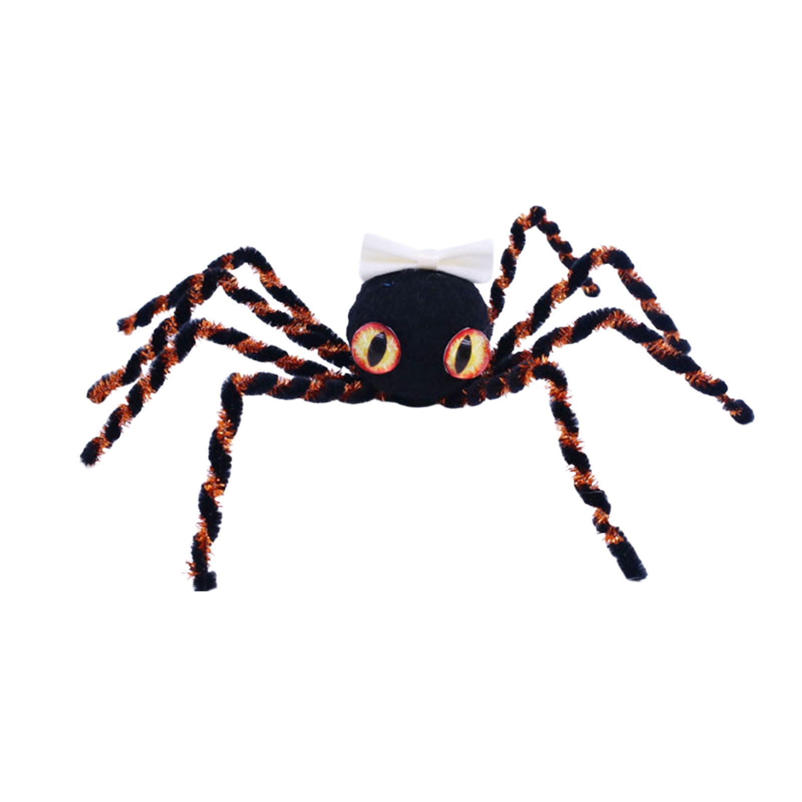 CASAFUN Halloween Giant Spider Realistic Hairy Spider Fake Large Plush ...