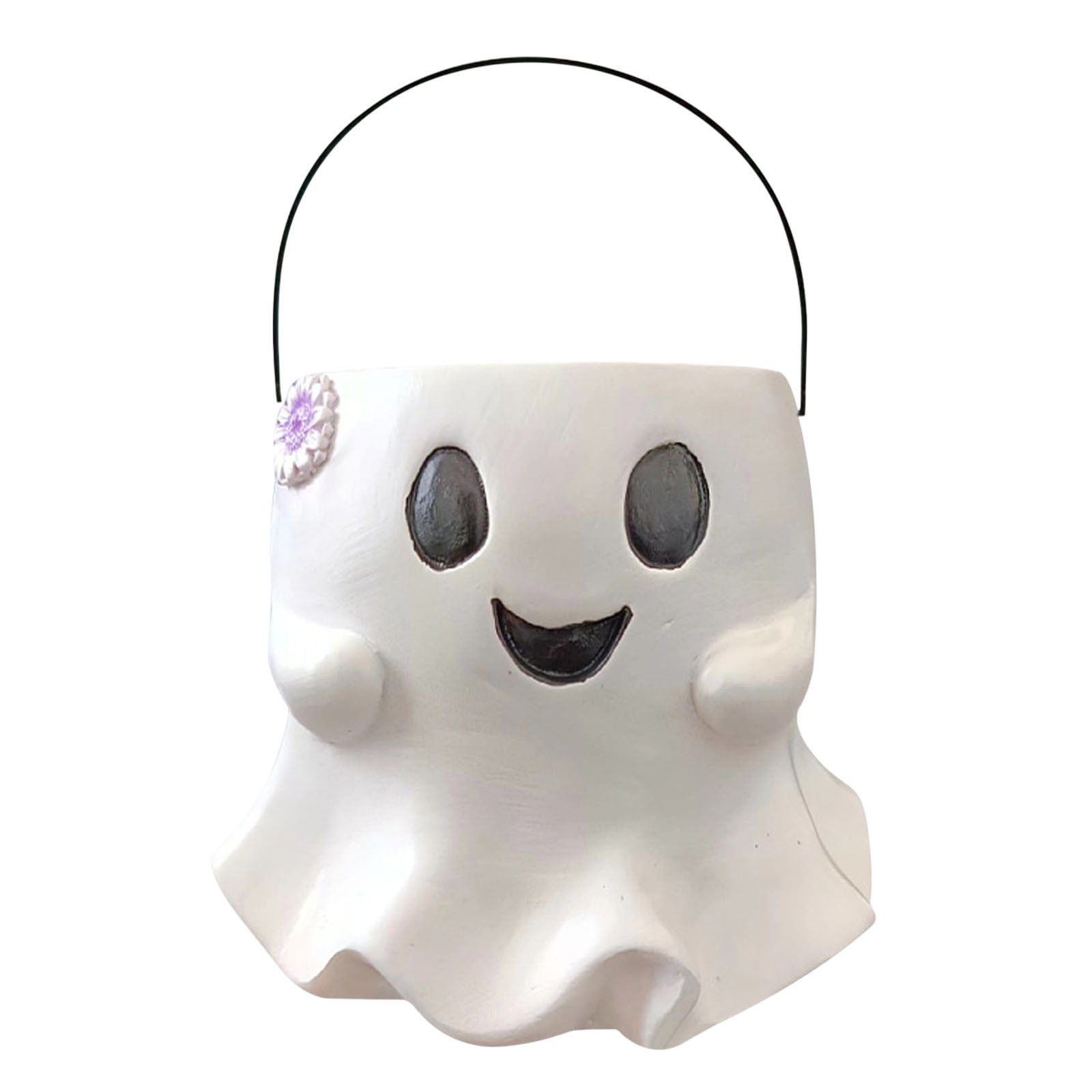 CASAFUN Halloween Trick or Treat Cute Spook Ghost Bucket,Candy Basket ...
