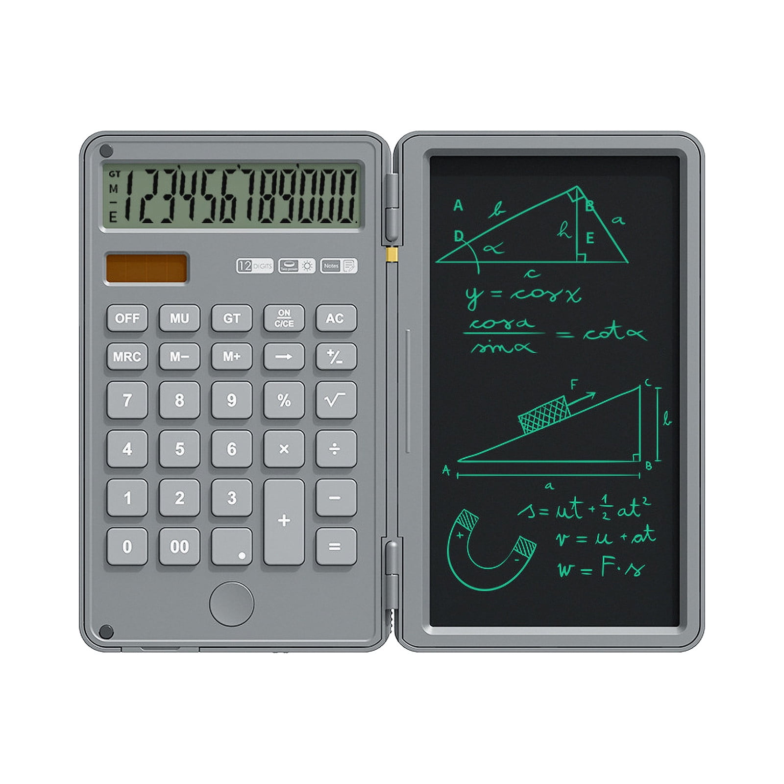 CASAFUN Handwriting Multifunctional 12 Digit Scentifc Calculator with ...